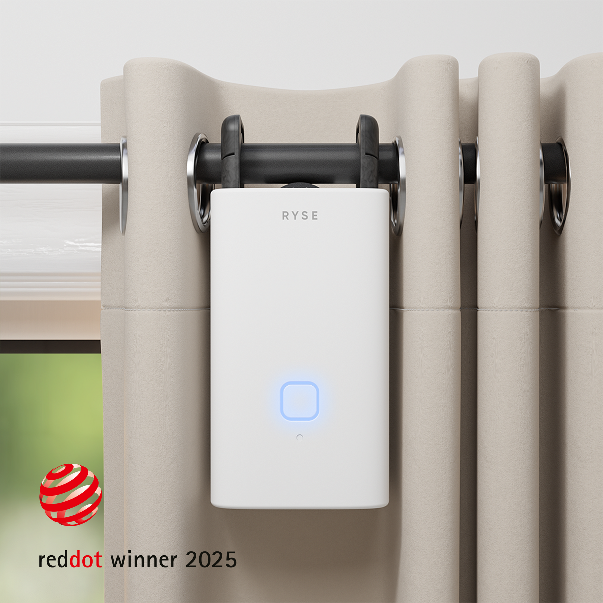 Which smart curtain solutions offer voice control and scheduling featu